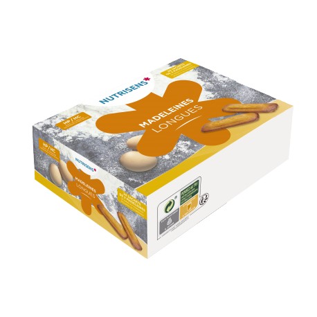 Madeleine longue riche en protéines pour lutter contre la dénutrition ...