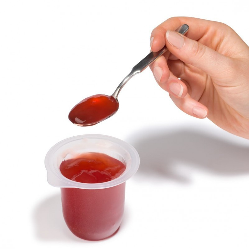 Eau gélifiée prête à l'emploi pour personnes âgées ou dysphagique